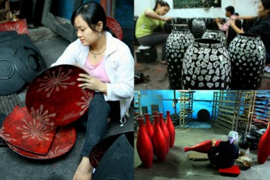 Ha Thai Lacquer Painting Village - My Hanoi Tours